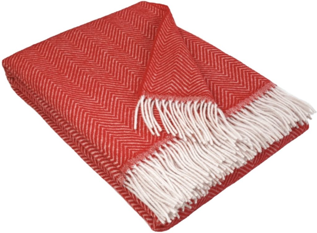 Vuneno crveno ćebe - Vuna